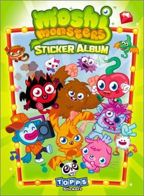 Moshi Monsters - Stickers Album - Topps - Angleterre - 2011 Jeux