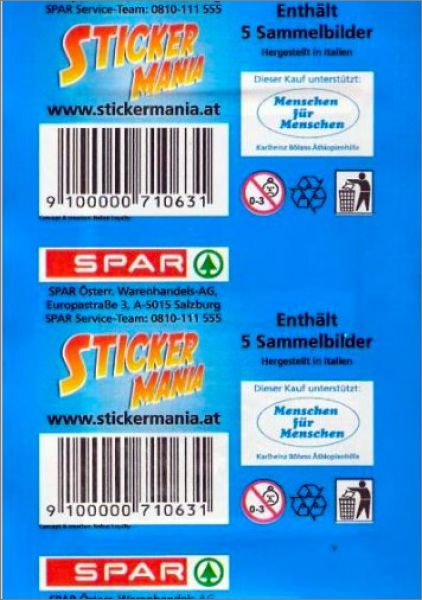 Sticker Mania - Wüsten und Steppen - Spar 2010 - Autriche Autres