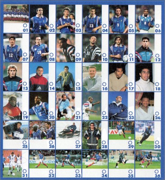 Equipe de France 98 En route pour la Coupe du Monde - Photos