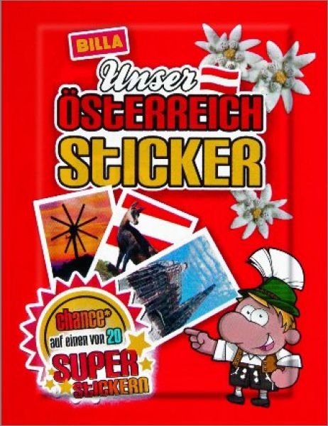 Unser Österreich Stickerbuch - Billa - Autriche Histoire / Géographie