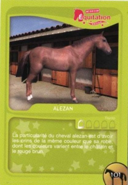 Mission Equitation - Online Trading Cards - Panini - 2008 Chevaux